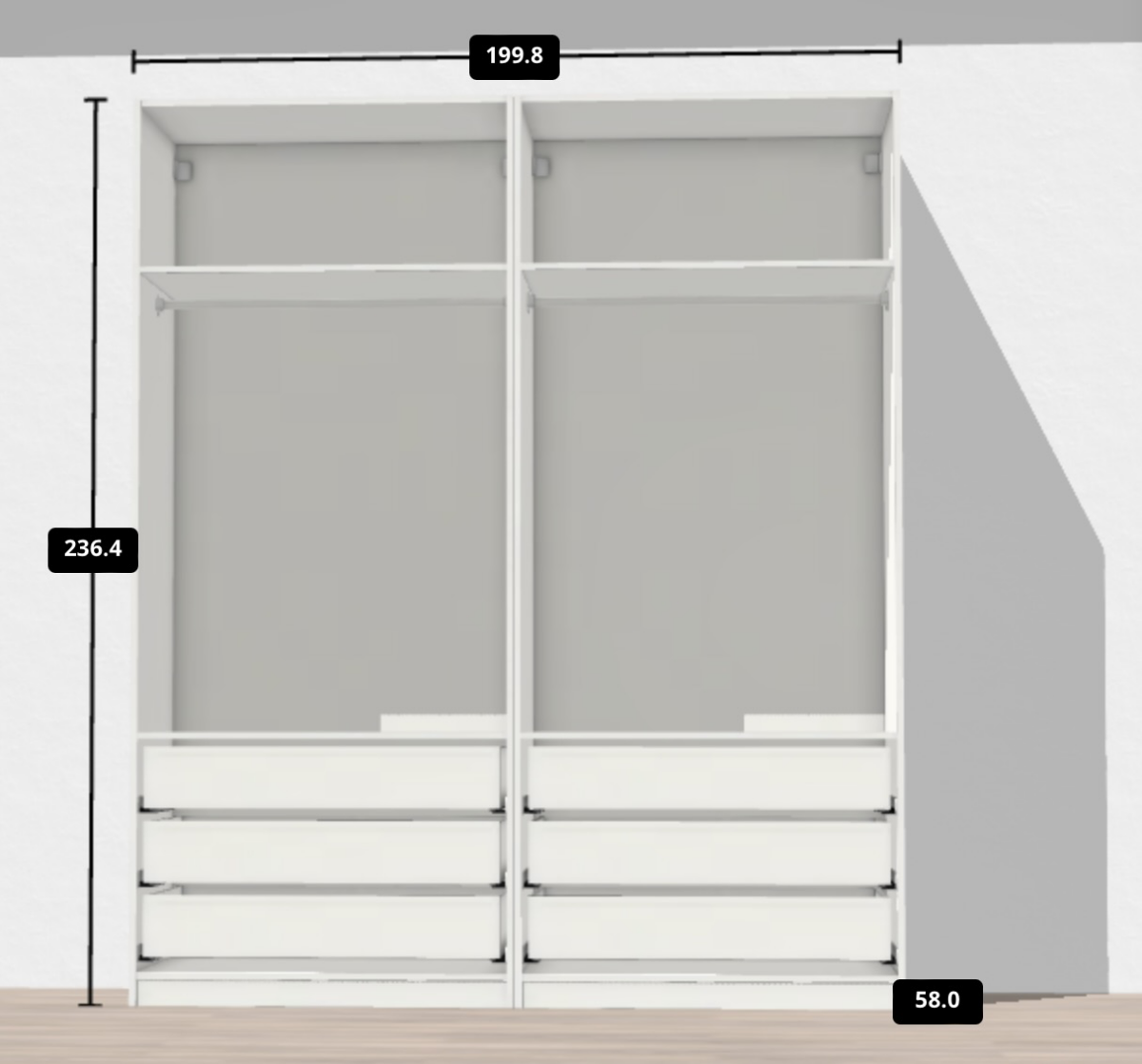 DIY ikea pax hack – custom doors - HouseNDL 🛠️